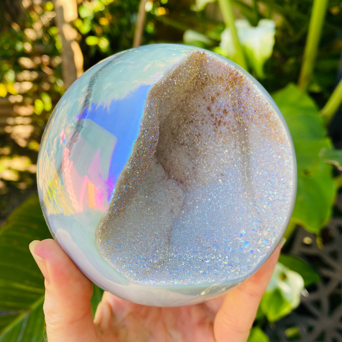 Angel Aura Sphere created with quartz crystal for healing, clarity and ...